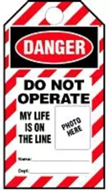 Laminated Safety Tags:Real Life Tags | Blog