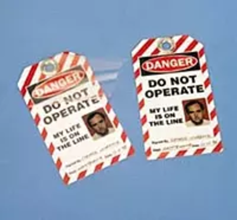 Self Laminating Safety Tags or P-Tags | Blog