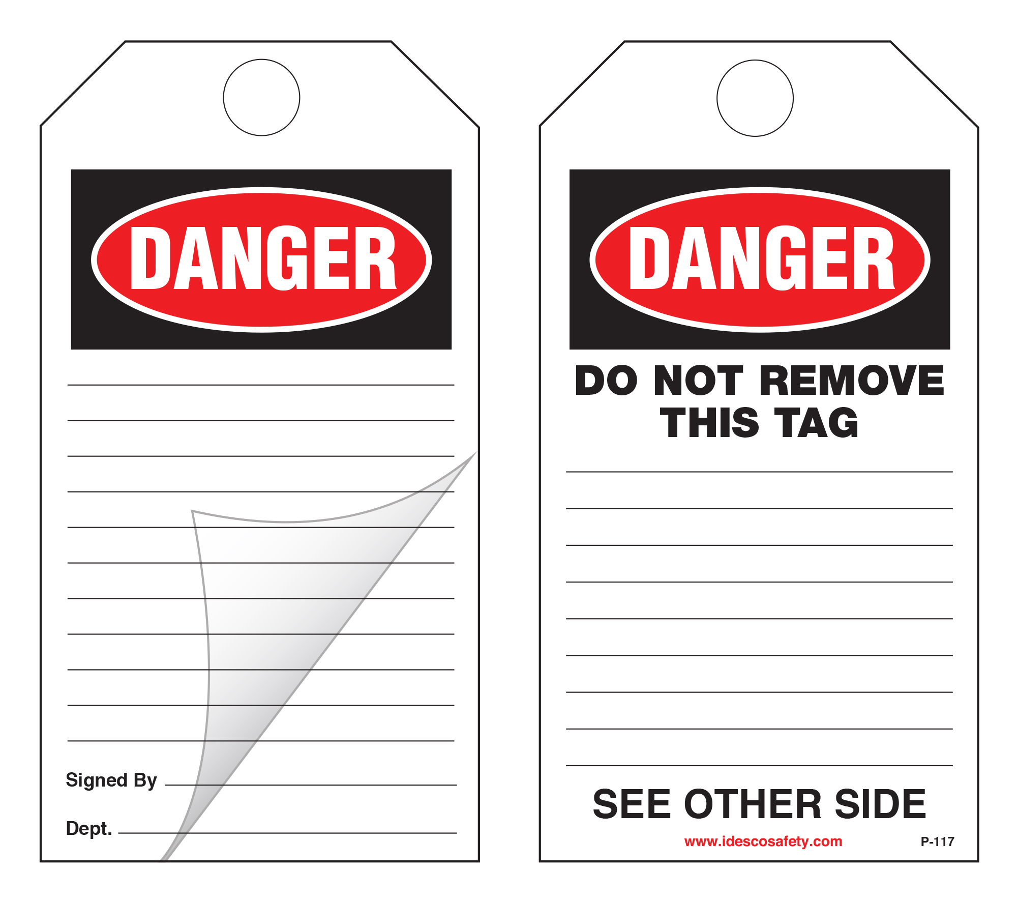 Right-To-Know (Health, Flammability, Reactivity) Self-Laminating Peel ...