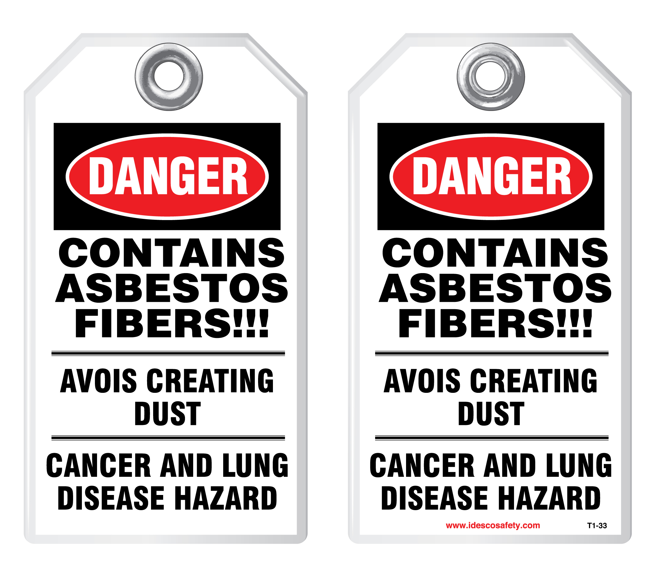 Safety Tag - Danger, Hazardous Materials | Idesco Safety