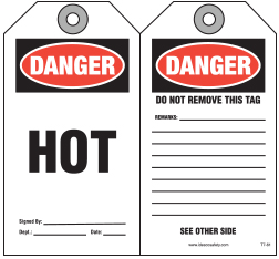 Lockout Safety Tag - Danger, Do Not Energize, Equipment Locked Out ...